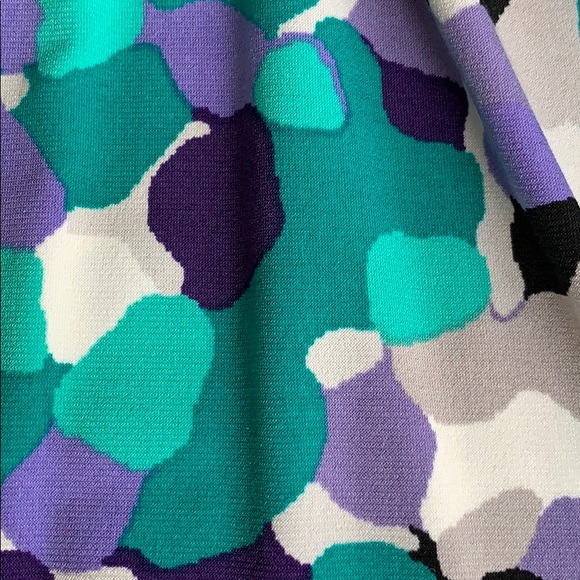 Worthington | Tops | Worthington Knit Shell Black Turquoise Lavender Ps ...